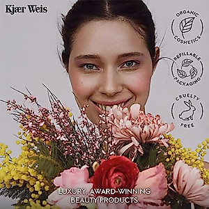 Kjaer Weis Lipstick. Hydrating Nude Lip Color with Soft Satin Finish. Organic, Nourishing Ingredients for Long Lasting Lipstick with Smudge-Proof Wear. Cruelty Free Clean Makeup (Believe Iconic)