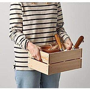 Ikea Knagglig Box, Pine, 9" x 12 1/4" x 6"