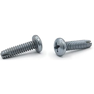 12-24 x 1/2" Type 1 Thread Cutting Screws/Phillips/Pan Head/Steel/Zinc / 3,000 Pc. Carton