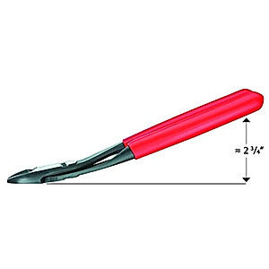 KNIPEX Tools 74 21 200, 8-Inch High Leverage Angled Diagonal Cutters