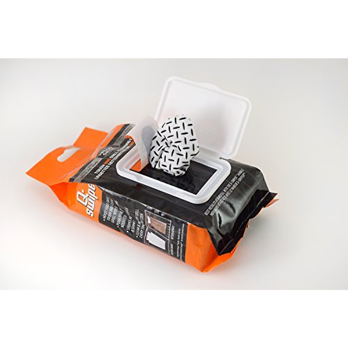 Proud Grill Company Q-Swiper Grill Cleaning Wipes - 40 Count. Bristle Free and Wire Free Grill Cleaner. Use with Q-Swiper Grill Brush (Sold Separately)