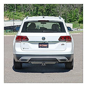 CURT 13366 Class 3 Trailer Hitch, 2-Inch Receiver, Fits Select Volkswagen Atlas , black