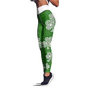 Pilates Running Pants Skinny Women's Good Luck Paddystripes Pants Leggings For Yoga Pants 1x Yoga Pants for Women plus Size (Green, XXL)