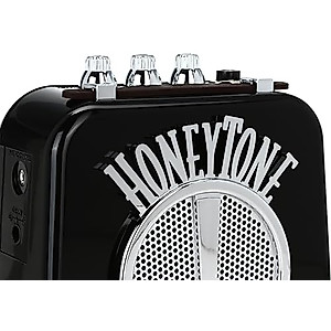 Danelectro Honeytone N-10 Guitar Mini Amp, Black with belt clip