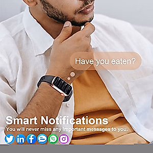 Mgaolo Fitness Tracker, Smart Watch with HR Sleep Blood Oxygen Monitor,Waterproof Activity Tracker Watch for Men Women,Step Calorie Counter Pedometer for Fitbit Android and iPhone (Black)