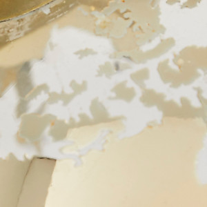 Deco 79 Marble Globe with Marble Base and White Base, 5" x 5" x 11", Gold