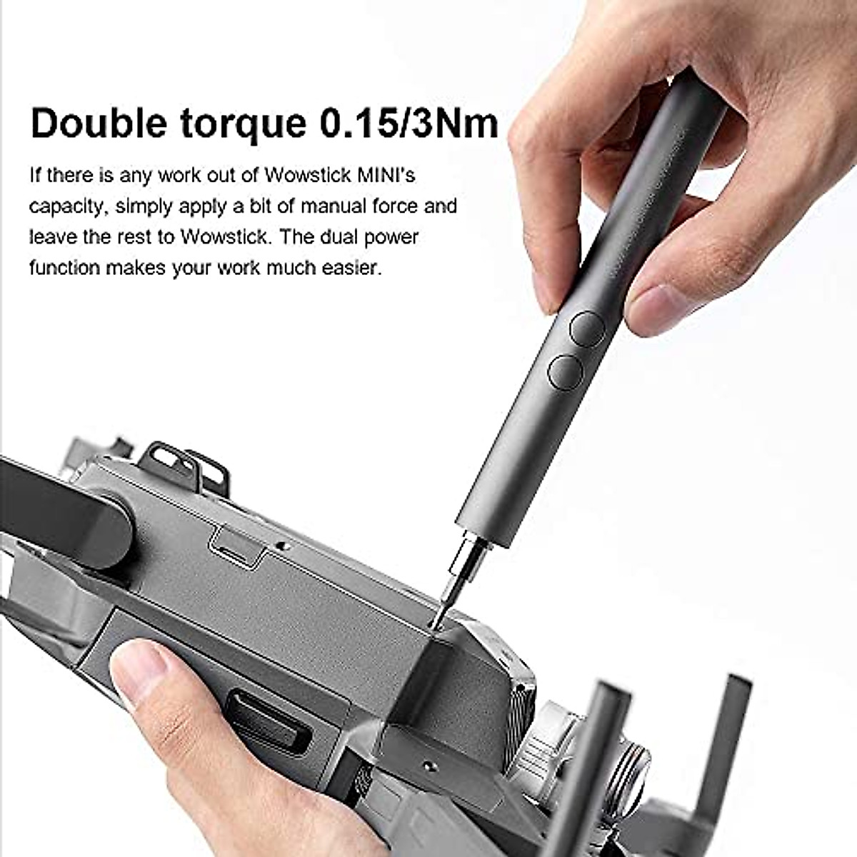 wowstick Mini Electric Screwdriver,3 LED Lights, Electric Screwdriver Cordless Rechargeable Set (23)