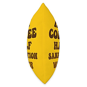 Funny Waste Management Worker Gifts Funny Sanitation Worker and Coffee Lover Apparel Throw Pillow, 16x16, Multicolor