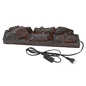 MOBUKJUU Electric Simulation Charcoal Fake Firewood Charcoal Fire Decoration Charcoal Flame Lamp Fireplace Firewood Props Decoration