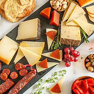 Spanish Fiesta Premier Gourmet Gift Basket (5.6 lbs of Deliciousness) - Includes a Gourmet Spanish Cheese Assortment, Ham, Spanish Chorizo, Spanish olives, gourmet Chocolates, and Spain's finest