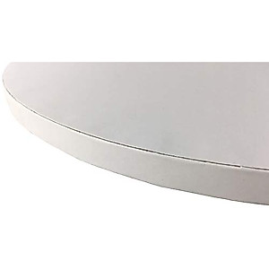 12 Inch Cake Board Drums Round, 6-Pack, White, Sturdy 1/2" Thick for Heavy Or Multi-Tiered Cakes