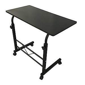 Height Adjustable Computer Desk for Home Office - Standing Table On Wheels - Stylish and Efficient Workspace