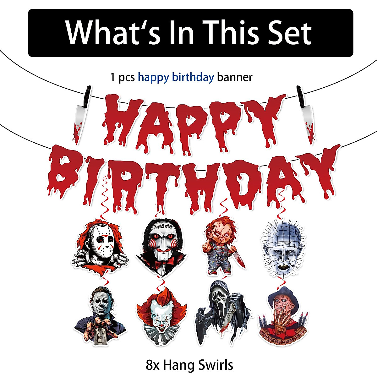 Thrilling Horror Birthday Decorations for Movie Fans