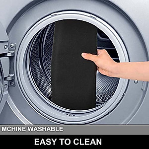 AiBOB Under Grill Mat, 40 X 60 inches Absorbent Oil Pad Protects Decks and Patios, Reusable and Waterproof, Black