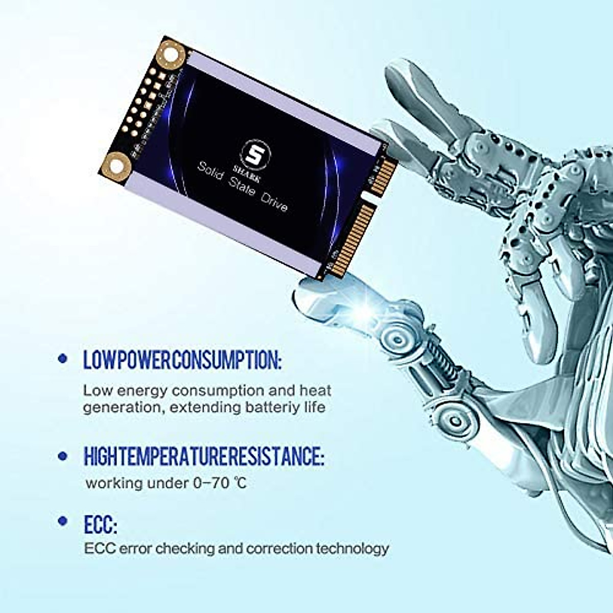 SSD SATA mSATA 120GB Shark Internal Solid State Drive High Performance Hard Drive for Desktop Laptop SATA III 6Gb/s Includes SSD 16GB 32GB 60GB 64GB 120GB 128GB 240GB 250GB 480GB 500GB (120 GB, MSATA)