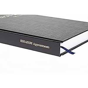 Collins Essentials Academic 2023-24 A5 Day to A Page Mid Year Diary Planner (Appointments) School, College or University Term Journal - July 2023 to July 2024 - Black - ESSA51M.99-2324