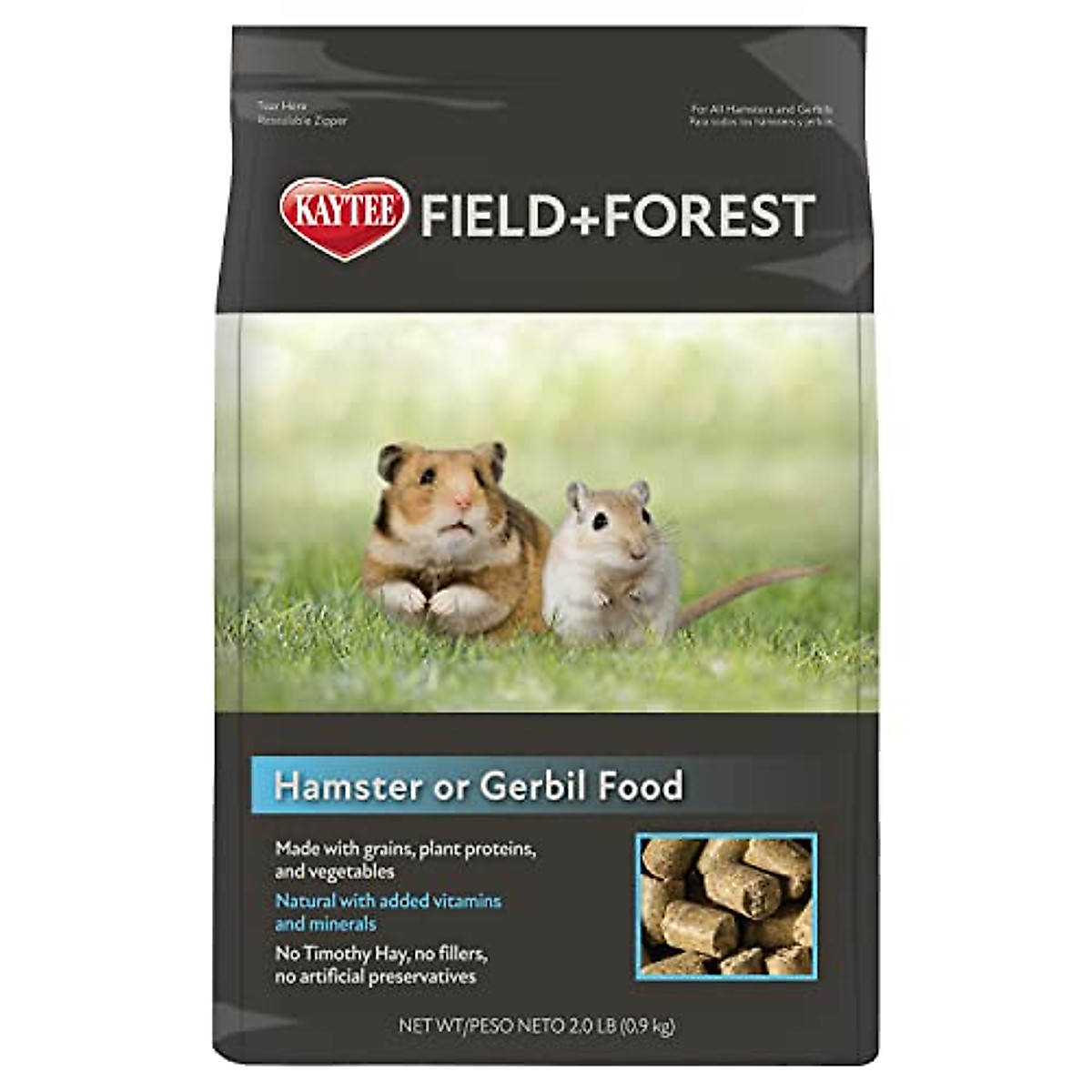 Kaytee Field+Forest Hamster or Gerbil Food 2 Pounds