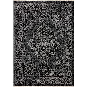 Loloi II Vance Collection Charcoal/Dove 5'-3" x 7'-9" Area Rug