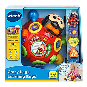 VTech Crazy Legs Learning Bugs, Red
