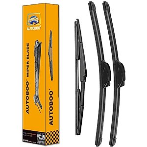 AUTOBOO 26"+20" Windshield Wipers with 14" Rear Wiper Blade Replacement for Chrysler Pacifica 2017 2018 2019 2020 2021-Original Factory Quality (Pack of 3)