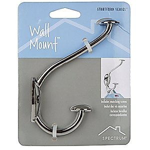 Stratford Chrome Hat & Coat Hook by Spectrum