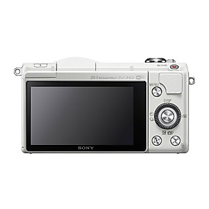 Sony Alpha a5000 Mirrorless Digital Camera with 16-50mm OSS Lens (White) (Renewed)