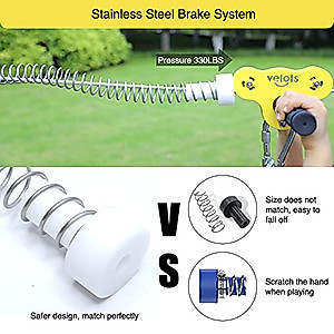 Velots Ziplines Kits for Backyard, 160FT 140FT 105FT 90FT 80FT Zip Lines Kit 350LB Kids Toys Play Set, Adults Playground Games Outdoor (90FT)