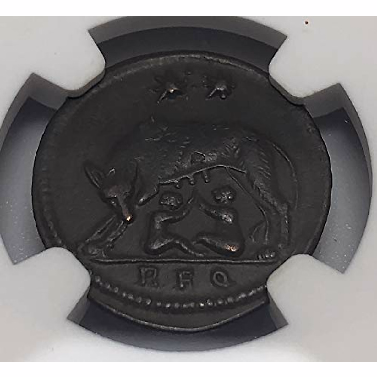 330 IT - 340 AD Roman Empire Constantinian Roma She Wolf Ancient Fine NGC