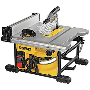 DEWALT Portable Table Saw with Stand, 8-1/4 inch, up to 48-Degree Angle Cuts (DWE7485WS)