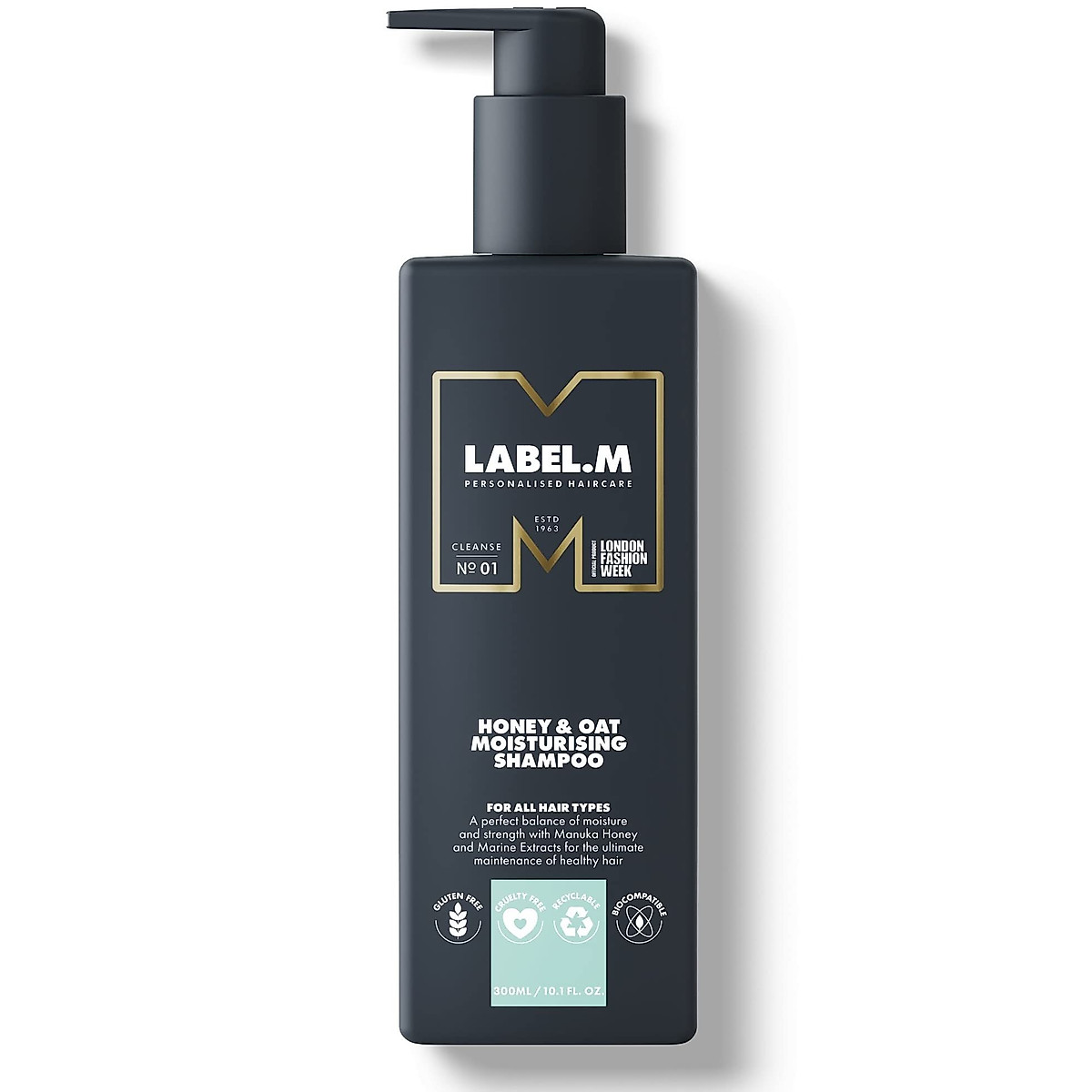 LABEL.M Honey & Oat Moisturising Shampoo 300ml