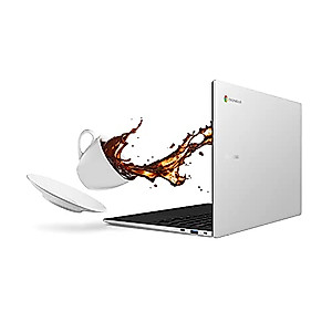 Samsung Galaxy Chromebook Go-Laptop Computer Lightweight Slim Durable Design 12-Hour-Battery Wi-Fi 6 Share Files-with-Phone, Black,Silver,32GB