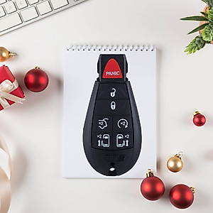 7 Buttons Keyless Entry Remote Control Car Key Fob for Dodge Grand Caravan 2008-2018 Chrysler Town and Country 2008-2016 (M3N5WY783X) Pack of 2