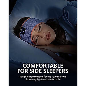 Lavince Sleeping Headphones Bluetooth Headband, Soft Sleep Headphones Comfortable Sleep Headband,Long Time Play Sleep Earbuds with Built in Speakers Perfect for Sleep,Workout,Running,Yoga,Travel