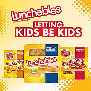 Lunchables Turkey & Cheddar Cheese Snack Kit with Crackers (3.2 oz Tray)