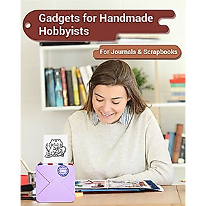 Phomemo M02S Mini Thermal Printer- 300dpi HD Bluetooth Mobile Printer Compatible with iOS and Android, Work with 3 Size Papers, Photo Printer for Plan Journal, Travel, DIY Cards, Gift, Purple