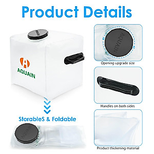 𝟐𝐏𝐜𝐬 𝐔𝐩𝐠𝐫𝐚𝐝𝐞𝐝 Pool Ladder Weights - Universal Pool Steps Weights for Above Ground Pools, Fillable Pool Weights for Ladders SandBags Container for Swimming Entry Systems