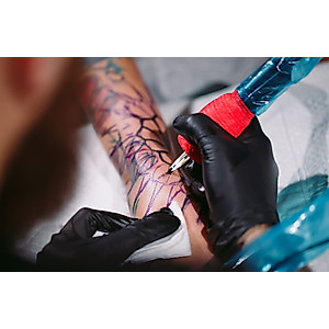 Inspire HEAVY DUTY 6Mil ORIGINAL Quality Stretch Nitrile Black Gloves Disposable Latex Free |Medical, Food, Mechanic, Tattoo