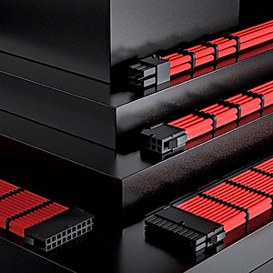 upHere 24 Pieces Set = 24-pin x 4, 8-pin x 12, 6-pin x 8 for 3 mm up to 3.4 mm/0.13inch- Black(3.4 mm/0.13inch)-CM245