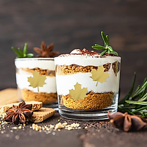 Whaline 500Pcs Fall Gold Foil Envelope Seal Stickers Maple Leaf Stickers Self-Adhesive Autumn Leaf Fall Label Decals for Greeting Invitation Cards Envelope Sealing Birthday Gift Wrapping Supplies