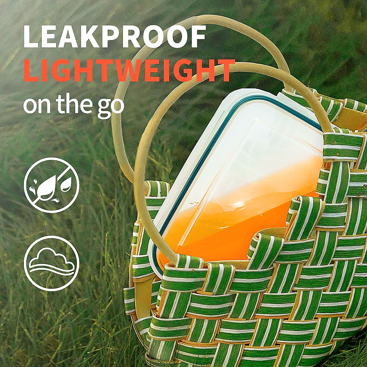 MINDEKA 24 Pieces Large Food Storage Containers, Plastic Food Container Set with Lid for Kitchen Storage Stackable & Nested Airtight Lunch Box for Cereal Fruit Leftover Freezer Microwave Safe