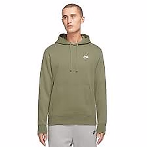 Nike Men's Sportswear Club Fleece Pullover Hoodie-Green 826433 327 Men's Small (as1, alpha, s, m, regular, regular)