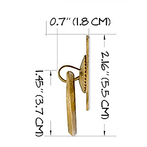 Hardware Philosophy Scattered Pearl Brass Drawer Handle Hardware Pulls 4" - Set of 2