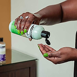 Aunt Jackie's Curls and Coils Quench Moisture Intensive Leave-In Hair Conditioner for Natural Curls, Coils and Waves, Enriched with shea Butter, 16 oz