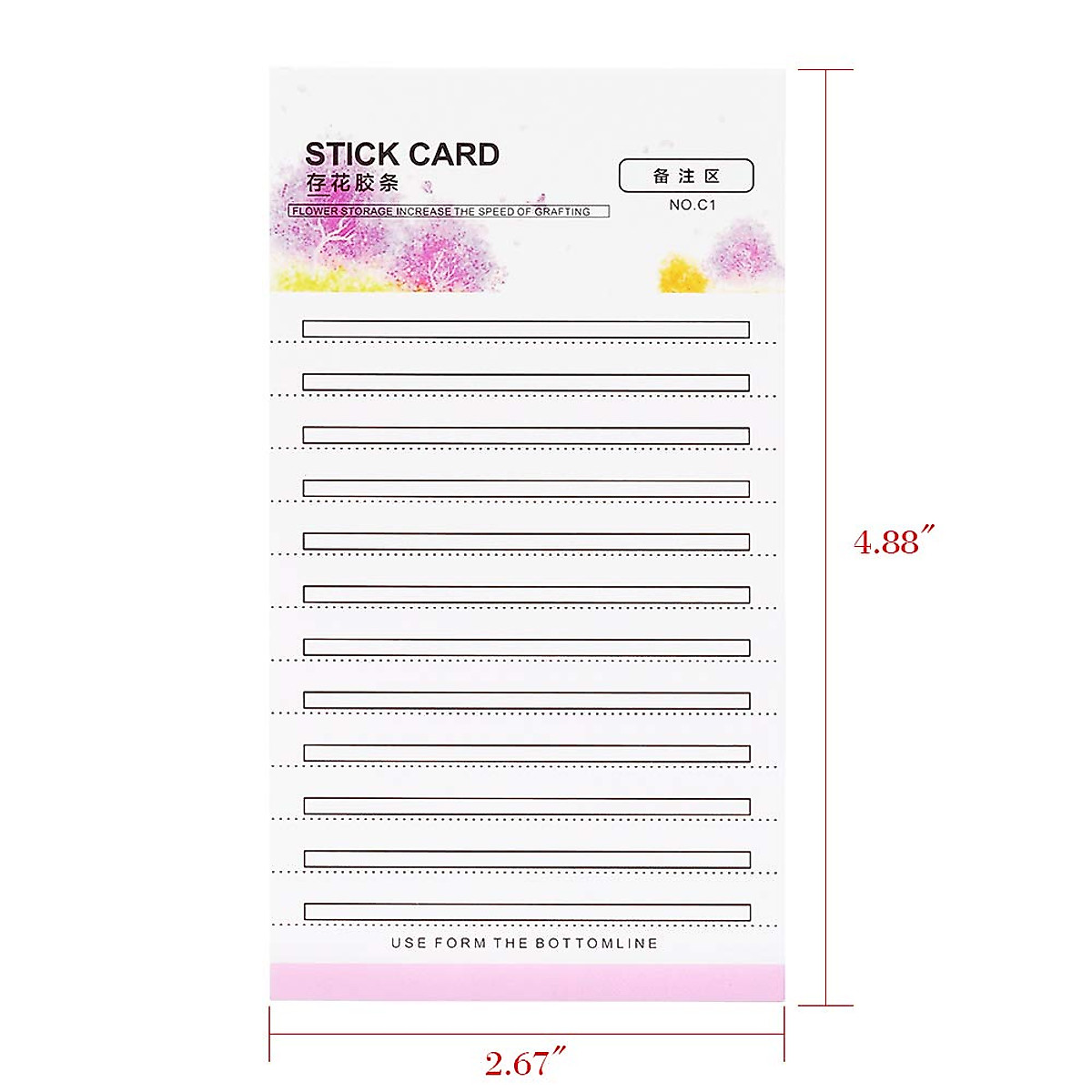 FADLASH Volume Fans Holder for Easy Fan Volume Lashes, 20Pcs Storage Card, Cruelty Free, Black