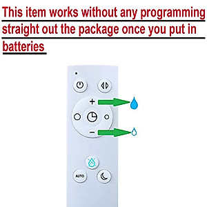 YING RAY B5-AM10 Replacement Remote Control for Dyson AM10 Humidifier