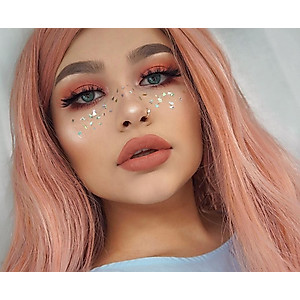 Face Gems Jewels Stick Rhinestones for Women Hearts Self Adhesive Gems Butterflies Face Decor Eye Body Hair Crystals Rhinestones Festival Mermaid Glitters Temporary Tattoos(Heart Butterflies)