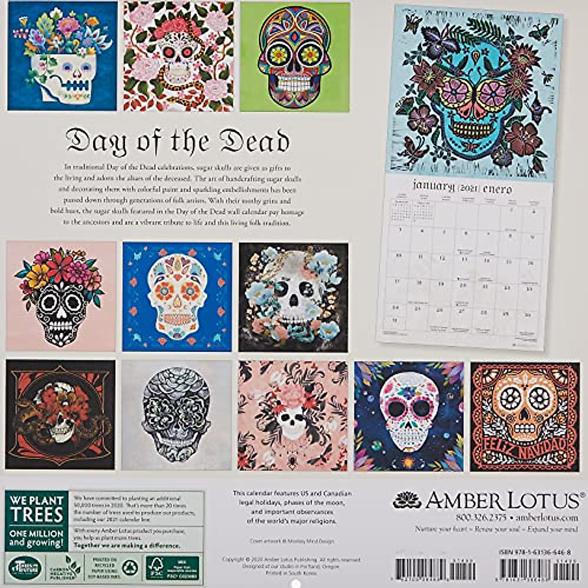 Day of the Dead 2021 Calendar