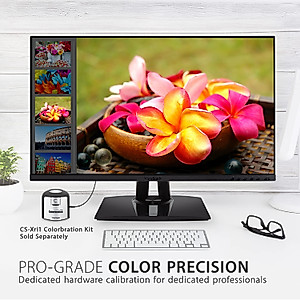 ViewSonic VP2756-4K 27 Inch 4K UHD IPS Ergonomic Monitor, Color Accuracy, Pantone Validated, 60W USB C (Renewed)
