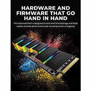 SABRENT Rocket 4 Plus-G 2TB Advanced Gaming M.2 PCIe NVMe SSD, up to 7GBps (SB-RKTG-2TB)