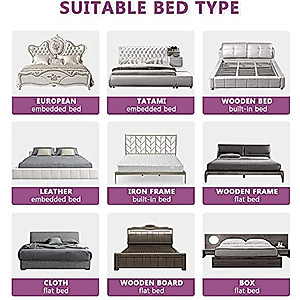 Lsbod Bed Rail for Toddlers Extra Long Rails for Kids Twin Full Queen King Size Mattress, Baby Toddler Safety Rail Guard(1 Side 78" L)